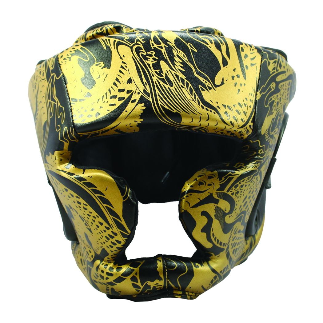 Last Punch 3D Printed Black & Gold Heavy Duty Cheek Protection Training ...
