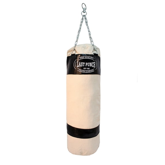 Last Punch Heavy Duty Canvas Boxing Punching Bag With Chains - Walmart.com