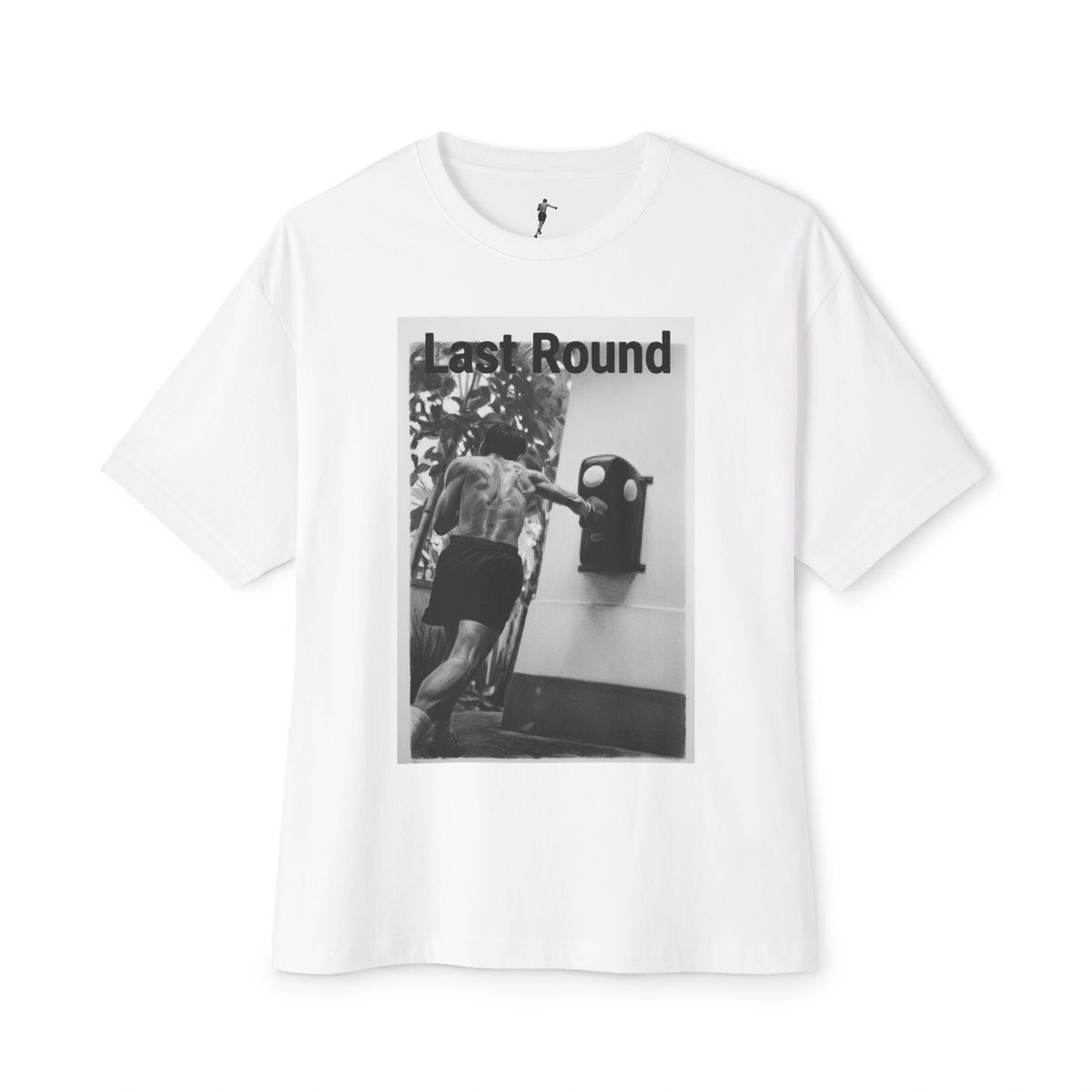 Last Round Boxing Tee, Vintage Fighter Wall Art Illustration ...