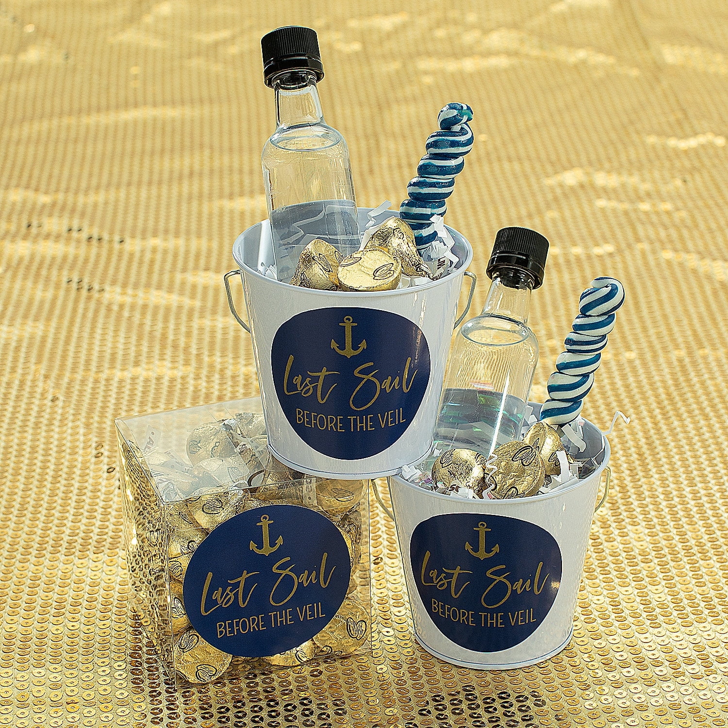 Last Sail Bachelorette Party Favor Stickers & Containers Kitt - 39 Pc ...