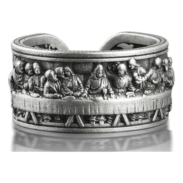 Last Supper By Da Vinci Faith Ring, Jesus and His Apostles Christian ...