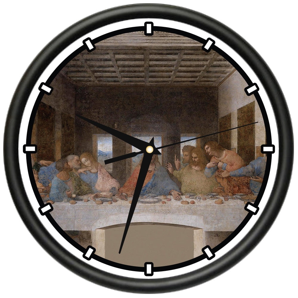 Last Supper Design Wall Clock | Precision Quartz Movement | Décor For ...