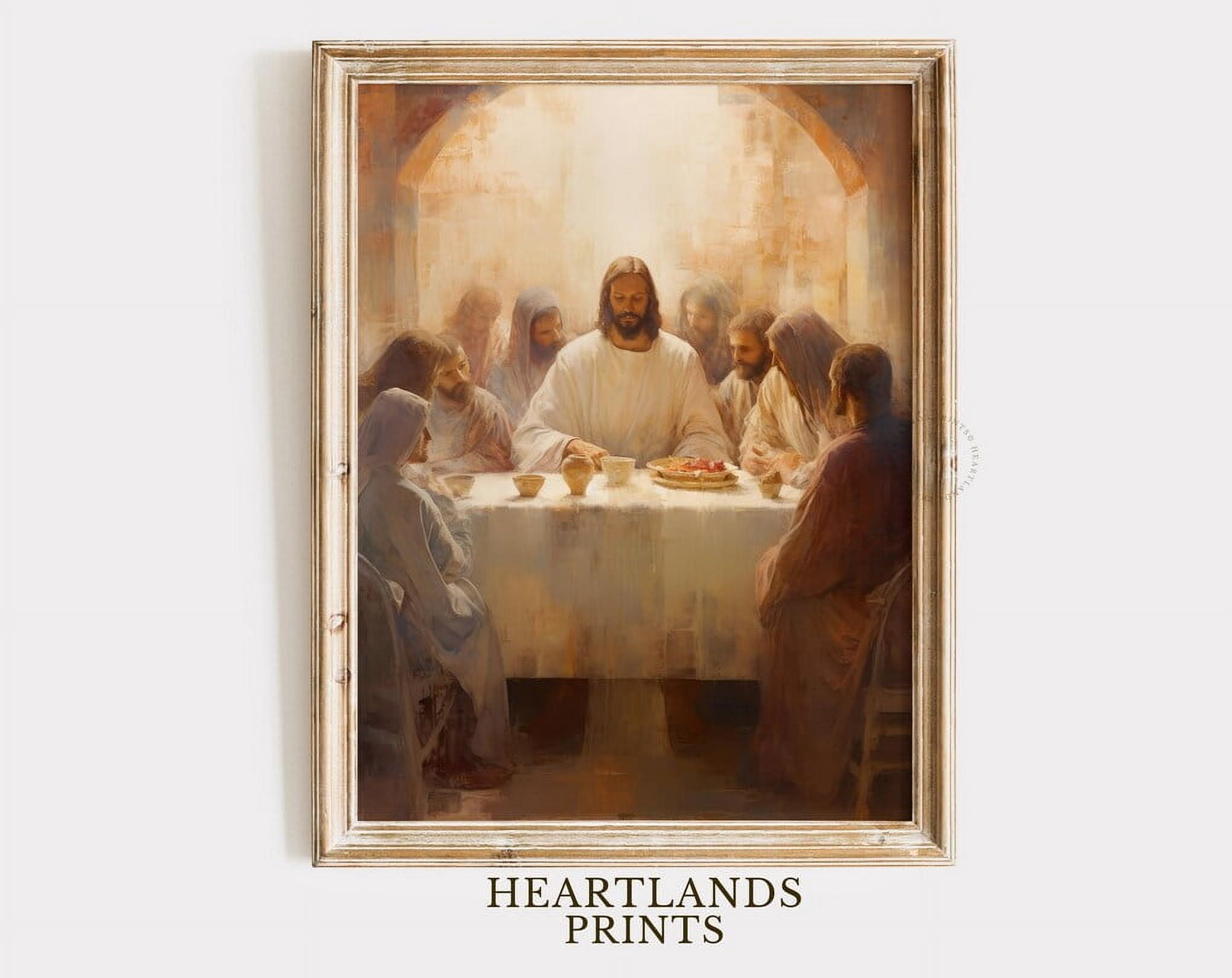 Last Supper Wall Art Jesus Wall Art & Twelve Disciples Printable ...