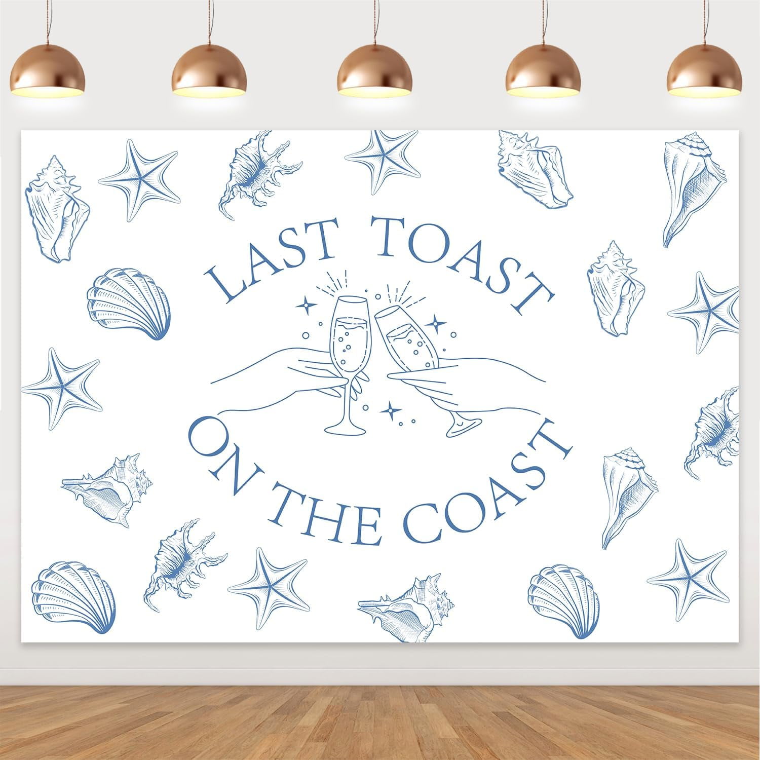 Last Toast on The Coast Backdrop Last Toast on The Coast Bachelorette ...