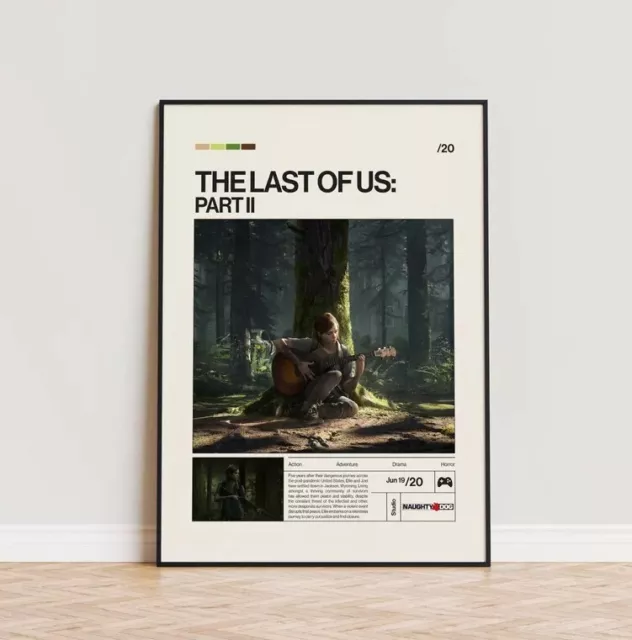 The Last Of Us - Part 2 Poster, Video Game Poster, Minimalist Game ...