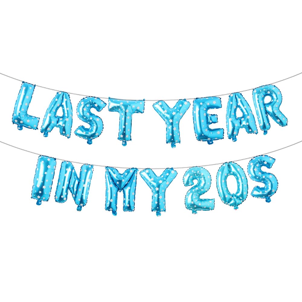 Last Year In My ZS23 20s Birthday Decoration Last Year In My 20s Banner ...