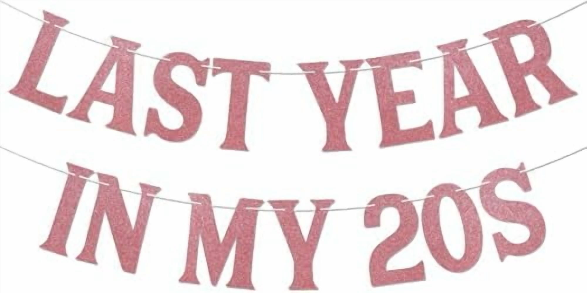 Last Year in My 20s Banner - Made in 1995, Not 30 Yet Banner, 29 ...
