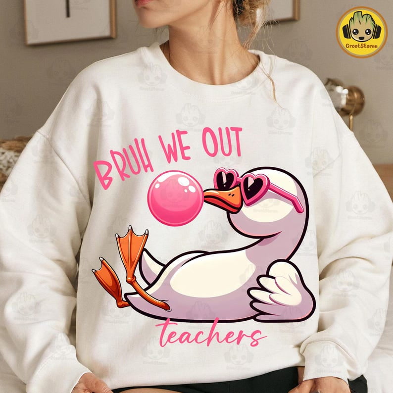 Last day of School Teacher Goose Png, Funny Summer Teacher Png, Schools ...