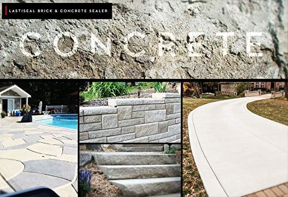 LastiSeal Brick & Concrete Sealer 2.5-gal – Flat Finish. Waterproofs ...