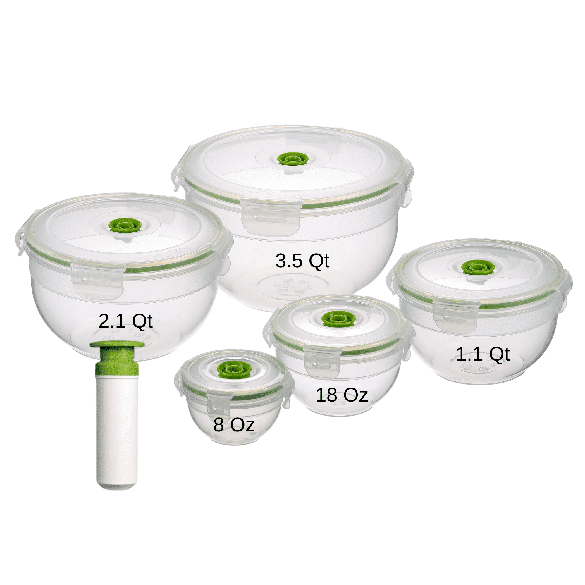 Lasting Freshness Bowl 11 piece Vacuum Seal Food Storage Containers ...