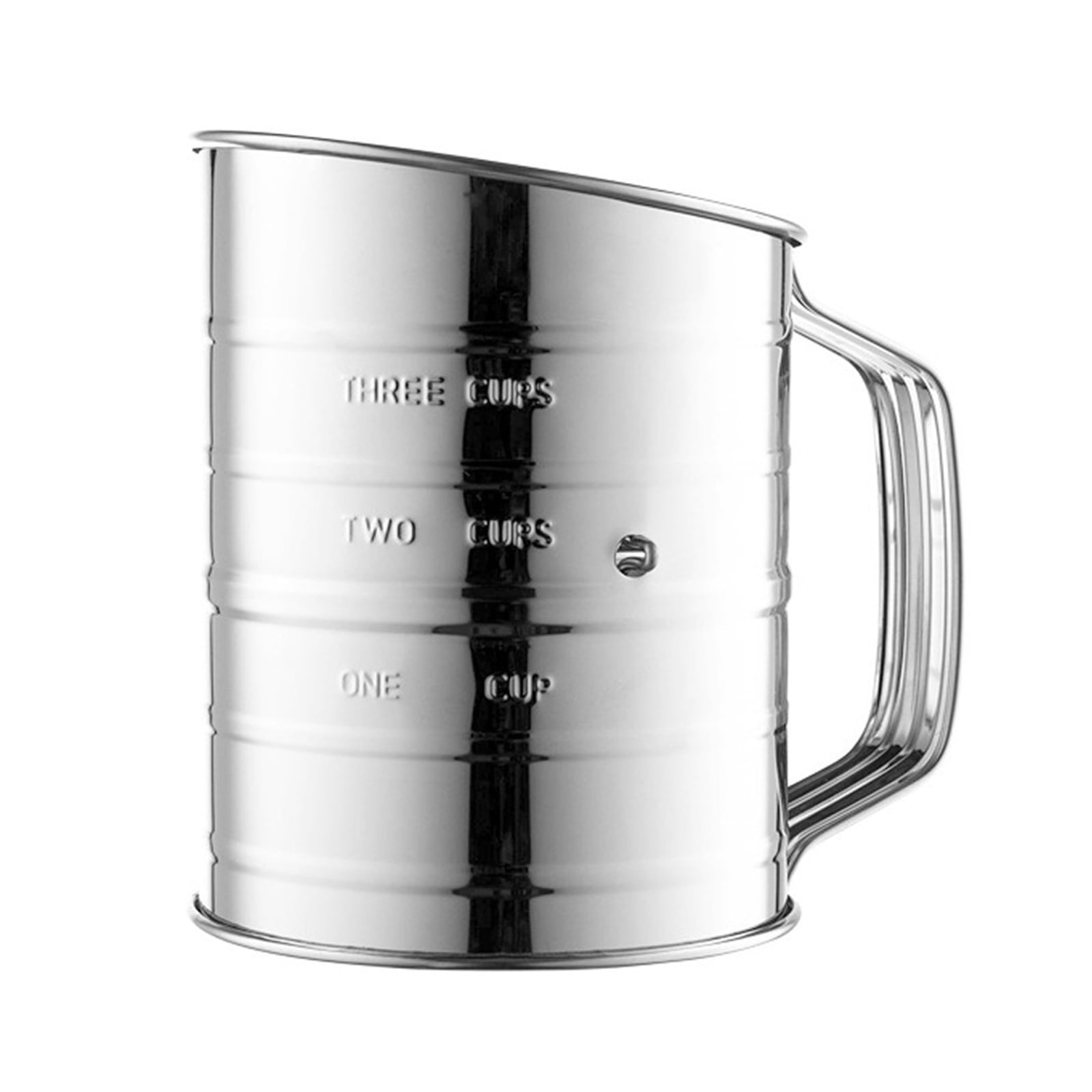 Lasting Manual Flour Sieve For Baking Powder Sifting Built In Measuring ...