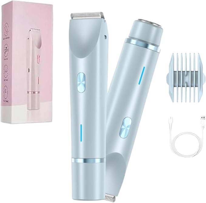 Lastlargely 2-in-1 Women's Body Shaver, Dual Head Shaver Women ...