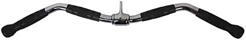Lat Bar Cable Machine Attachment, Curl Pulldown Bar with Full Rotation ...