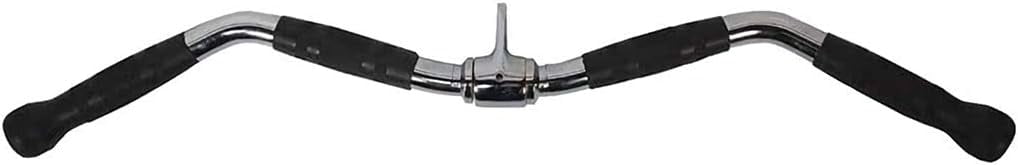 Lat Bar Cable Machine Attachment, Curl Pulldown Bar with Full Rotation ...