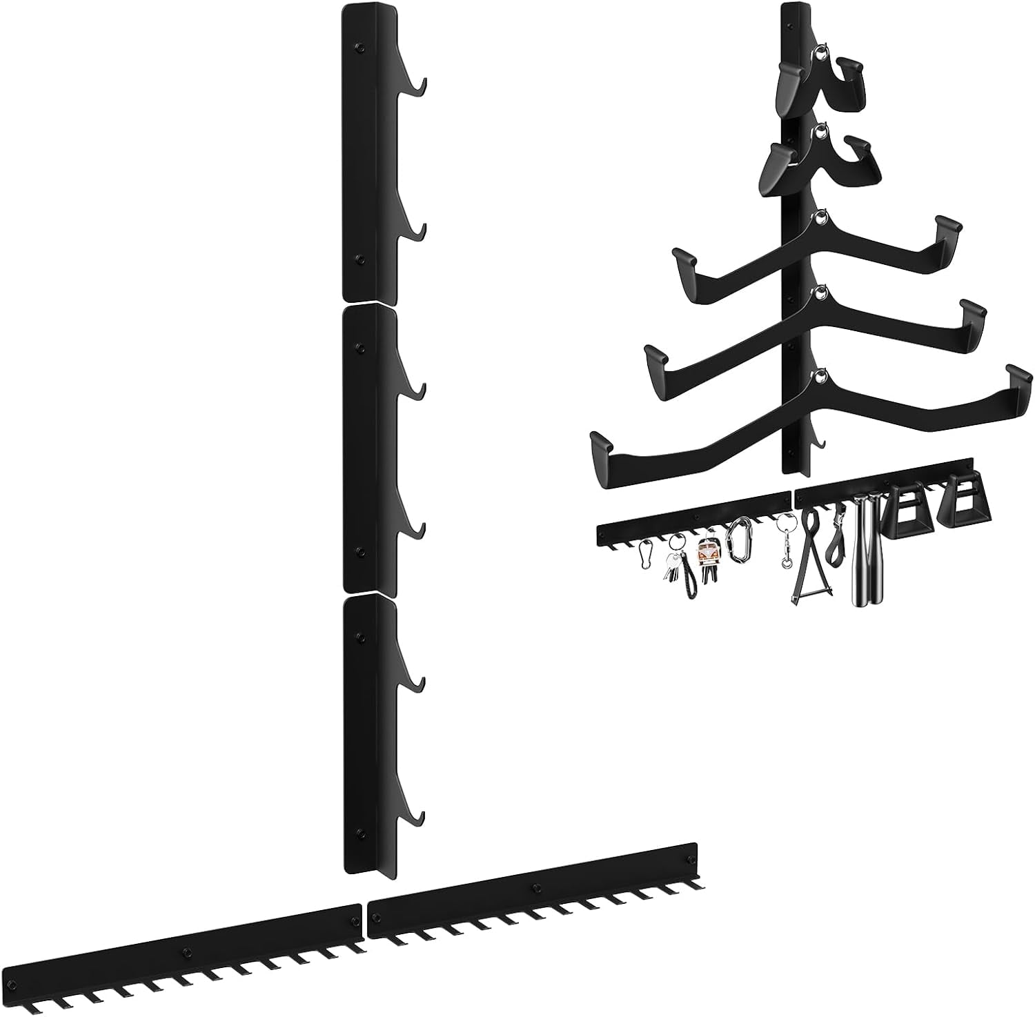 Lat Pull Down Bar Storage Rack Wall Mount,Gym Storage Wall Organizer ...