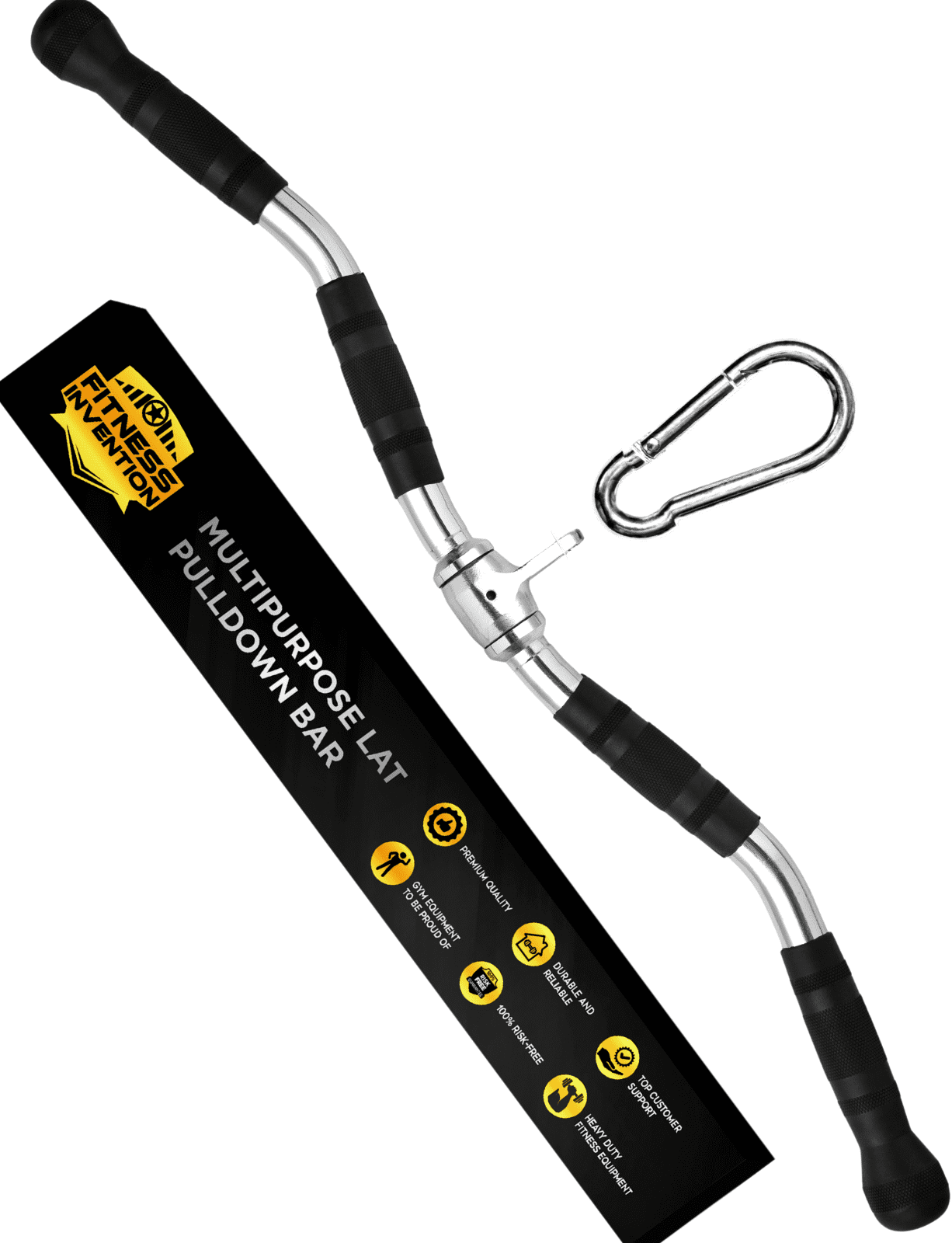 Lat Pulldown Bar - 30 Inch Ez Curl Bar Cable Attachment - Cable ...