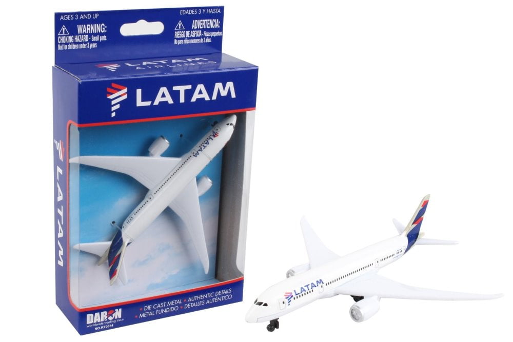 Latam Single Plane, White - Daron RT0074 - Diecast Model Plane ...