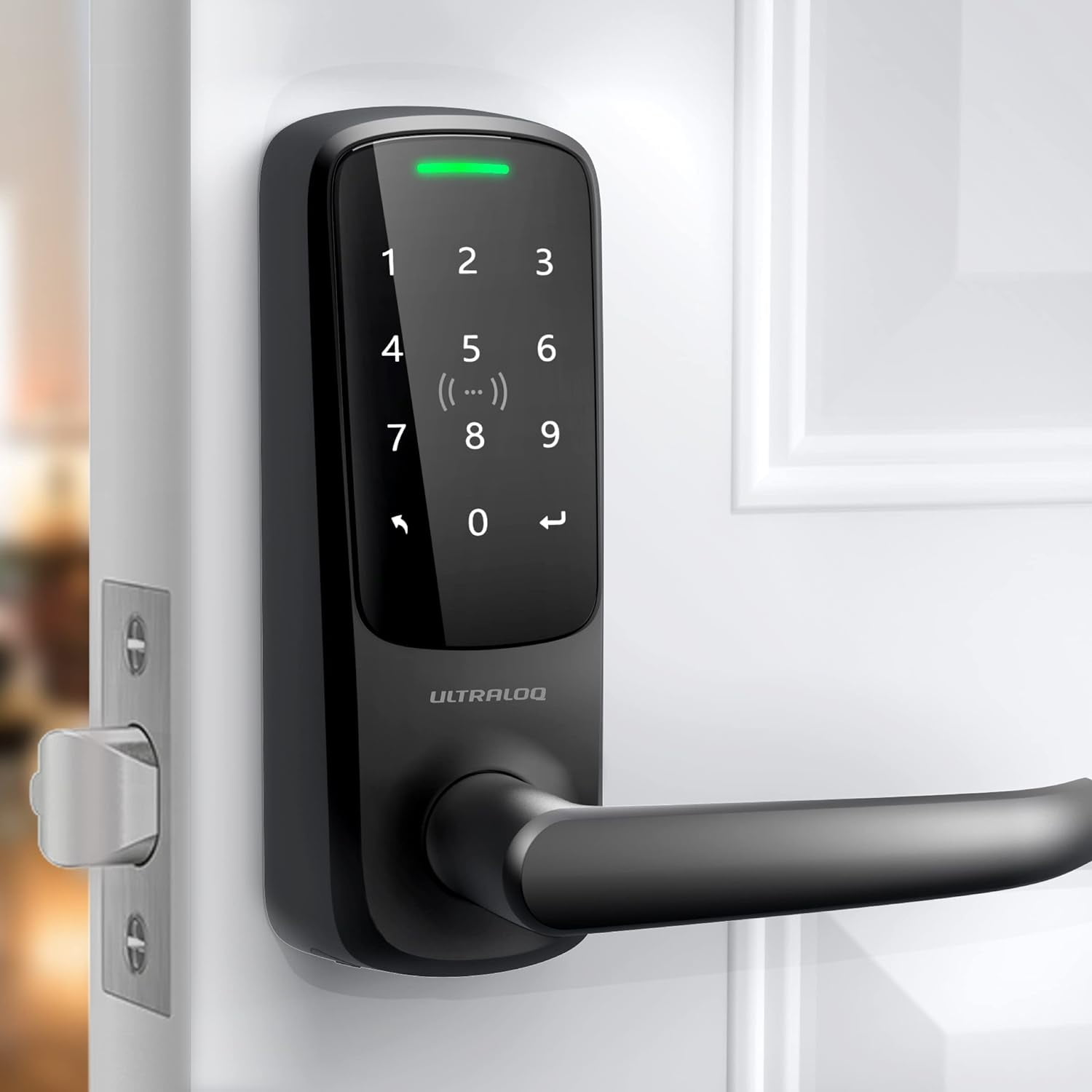 Latch 5 World's First Built-in WiFi Smart Lock with Fingerprint, 5-in-1 ...