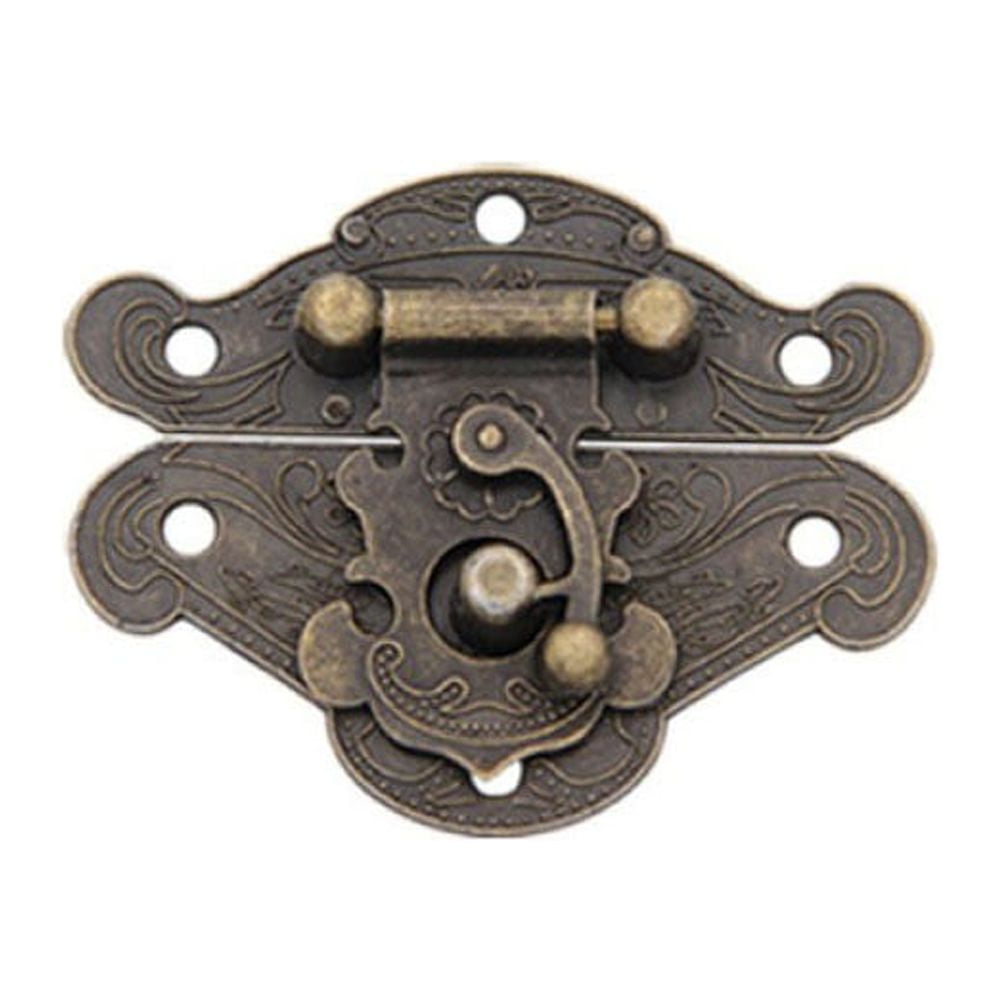 Latch Hasp Decorative Solid Bronze Buddha Statue Decoration Hasp Lock ...