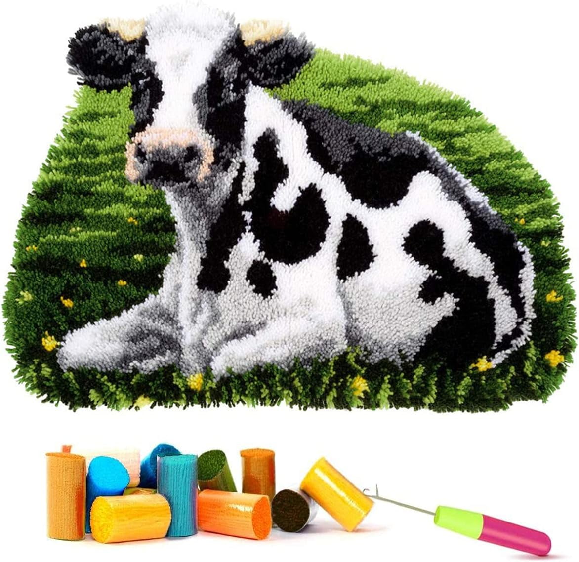 Latch Hook Kits for Adults - DIY Latch Hook Rug Kits for Kids, Crochet ...