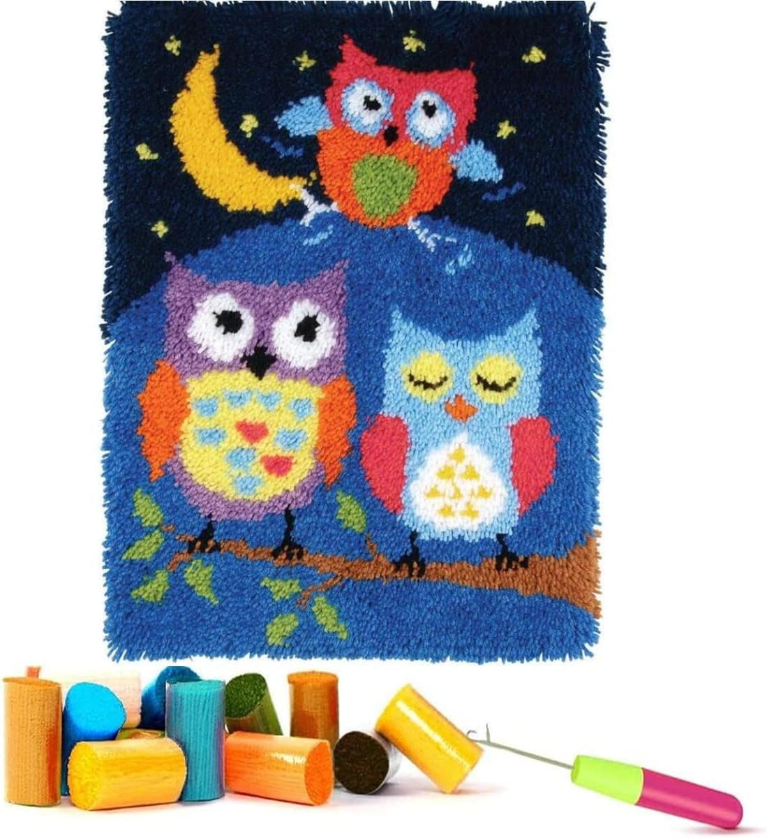Latch Hook Kits for Adults - DIY Latch Hook Rug Kits for Kids, Crochet ...