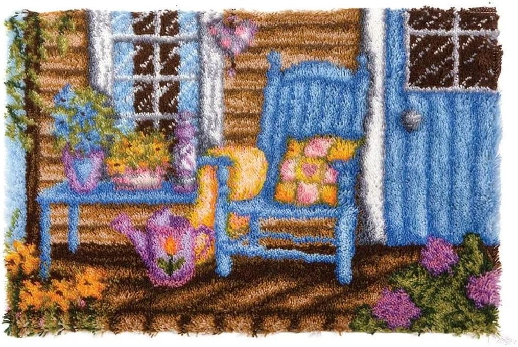 Latch Hook Kits for Adults, Tulip Oil Painting 20X15Inch, DIY Latch ...