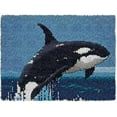 ShowNiceArt Latch Hook Kits, Dolphin | Carpet Cross-Stitch Do It ...