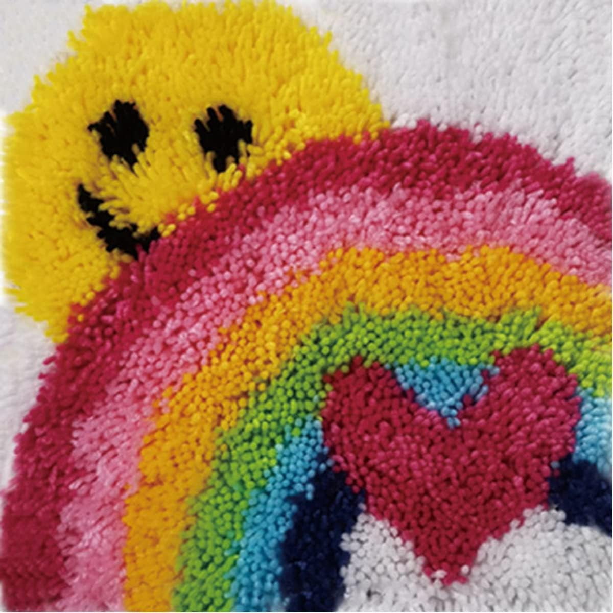 Latch Hook Kits for Kids 12x12in Girl Beginner Classic Beginner Needle ...