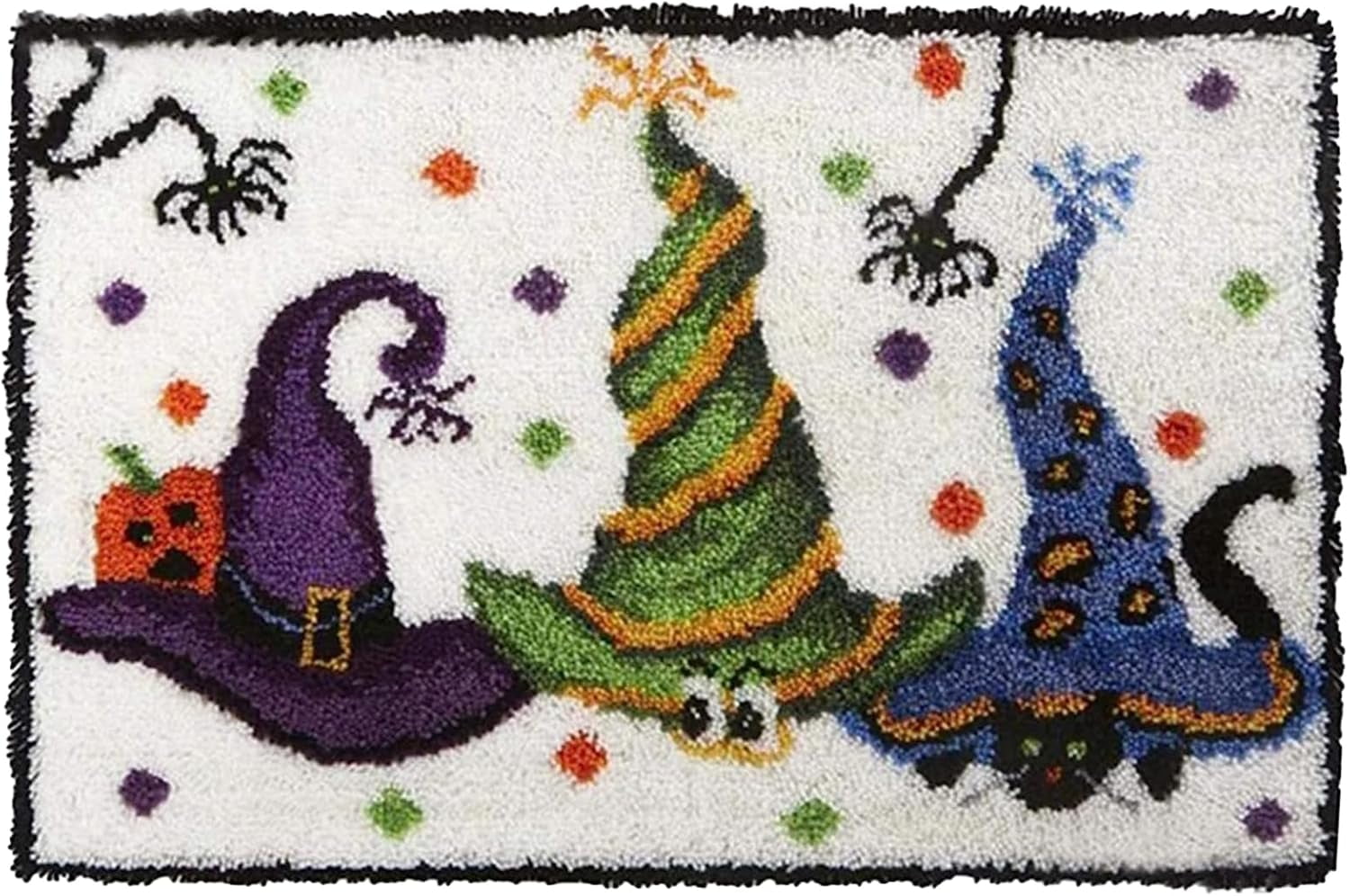 Latch Hook Kits, Latch Hook Rug Kit for Adults kids Halloween Hat Latch ...