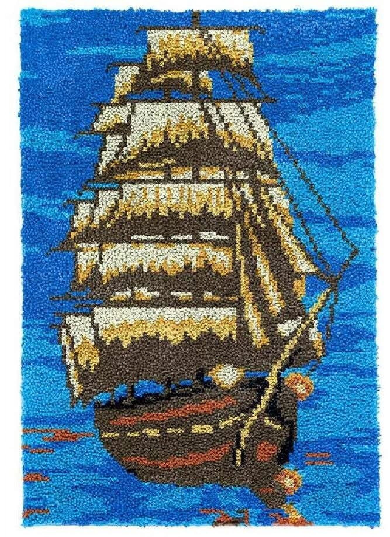 Latch Hook Kits for Adults, DIY Cardinal Bird Latch Hook Rug Kit for ...