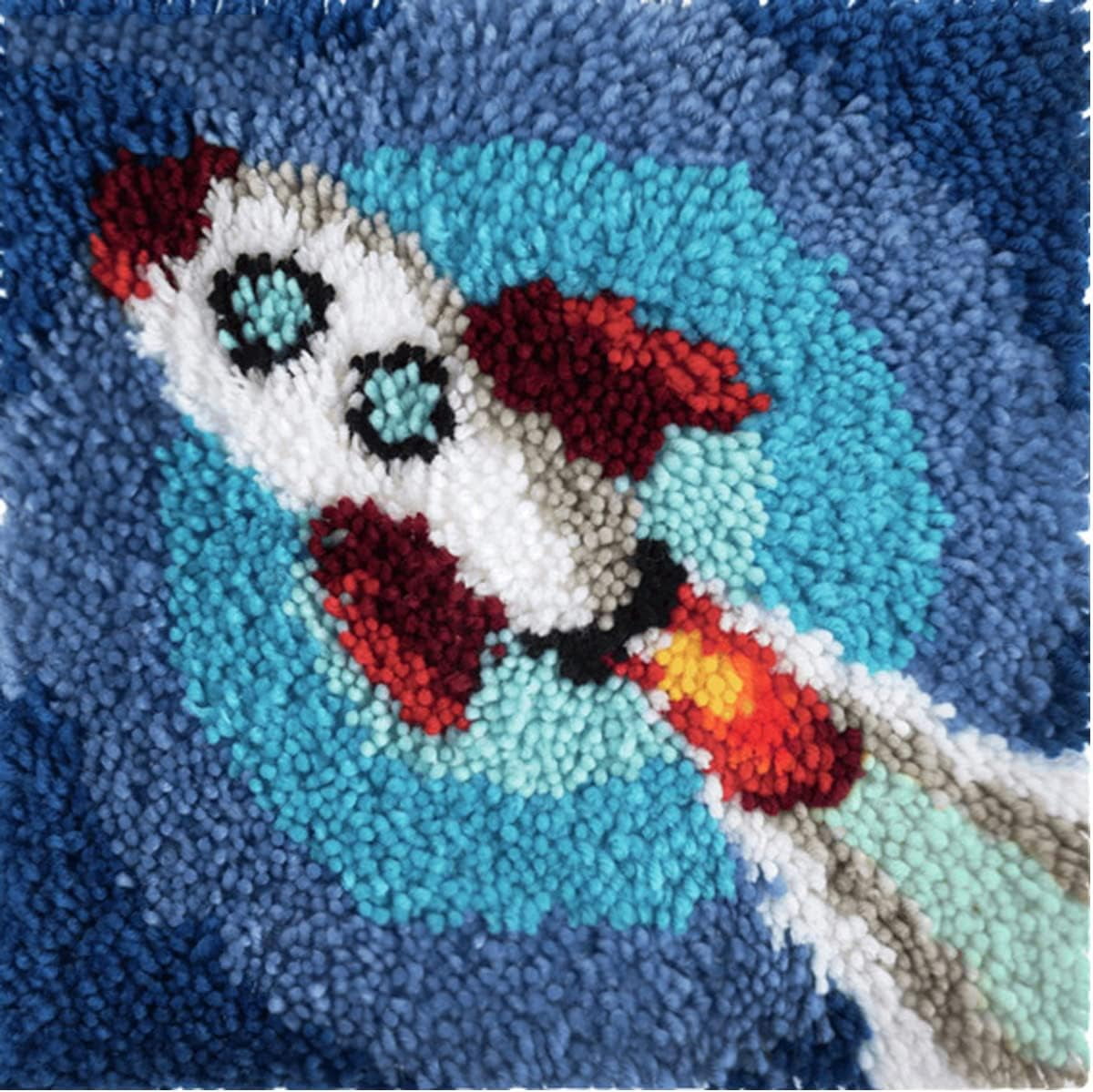 Latch Hook Kits for Kids 12x12in Girl Beginner Classic Beginner Needle ...