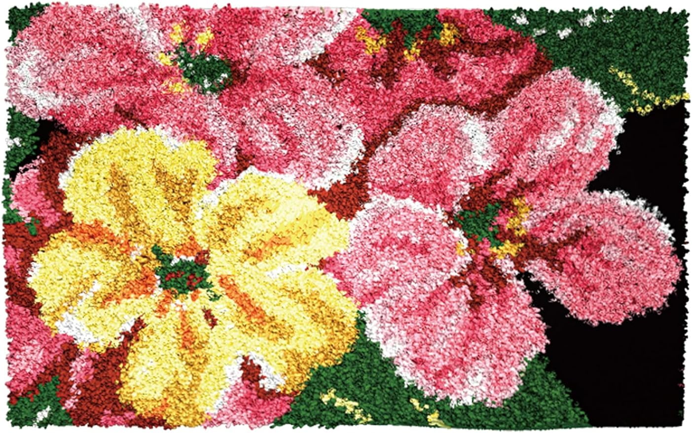 Latch Hook Rug Kits, Rug Making Kits, DIY Crochet Yarn Rugs, Hooking ...