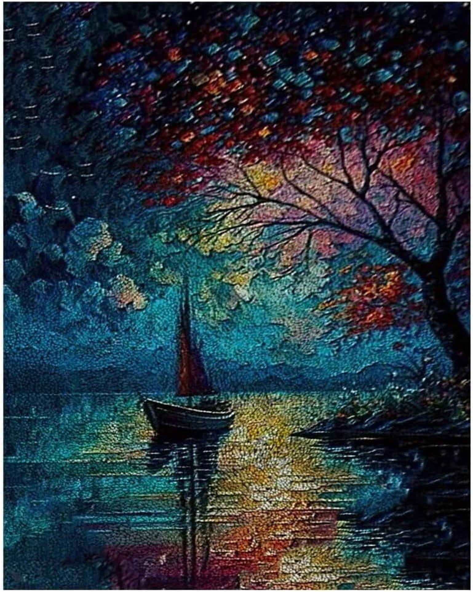 Latch Hook Rug Kits for Adults, Beginners DIY Hooking Rug Kit Cross ...