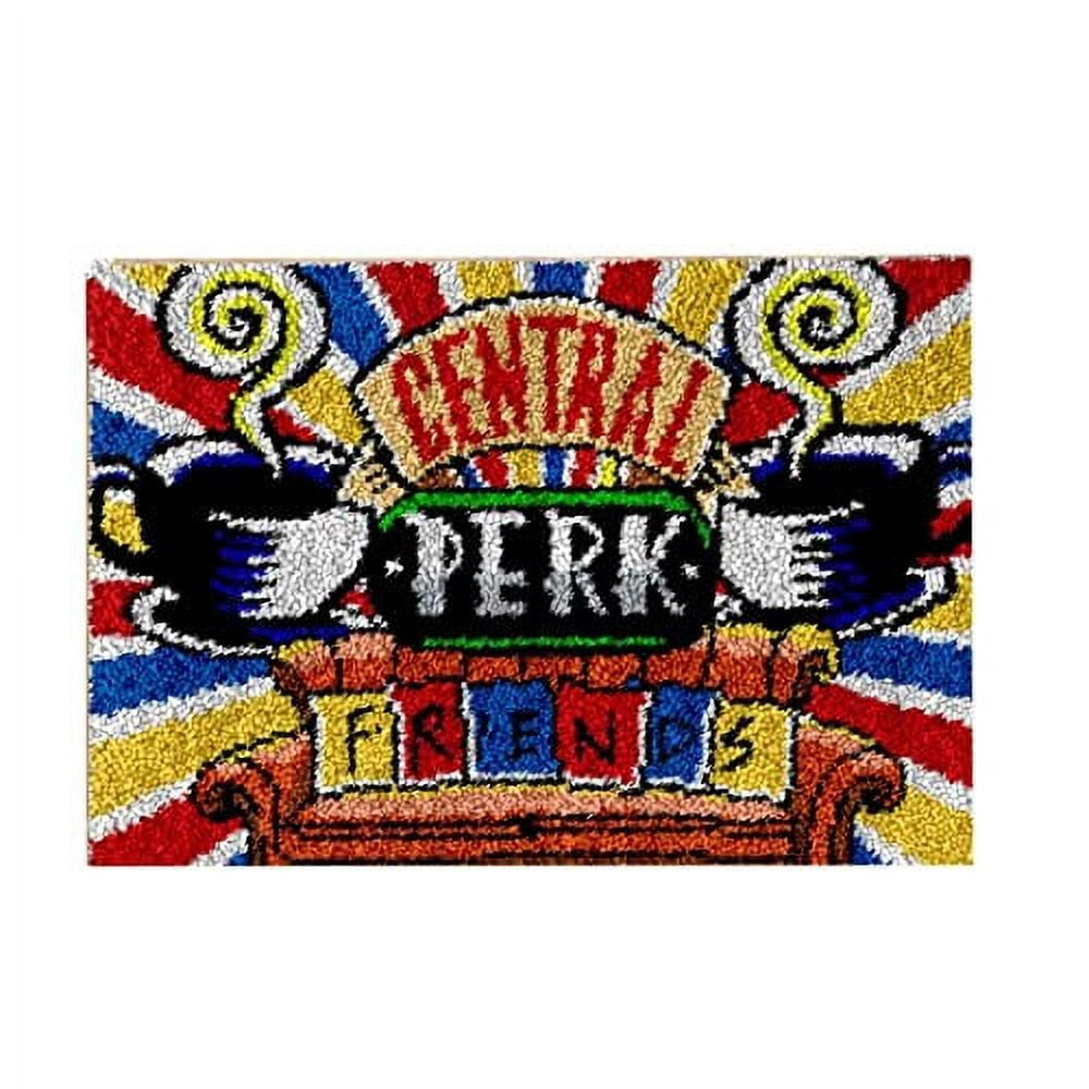 Latch Hook Rug Kits for Adults Kids Beginners,DIY Crochet Rug Making ...