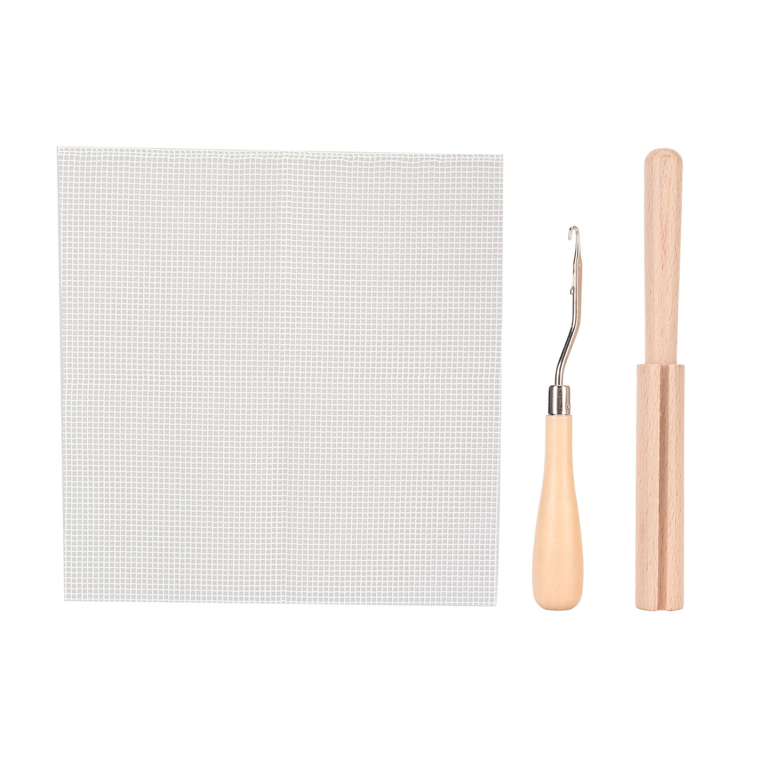 Latch Hook Tool Kit, Carpet Tapestry Hooking Kit with Blank Rug Hooking ...