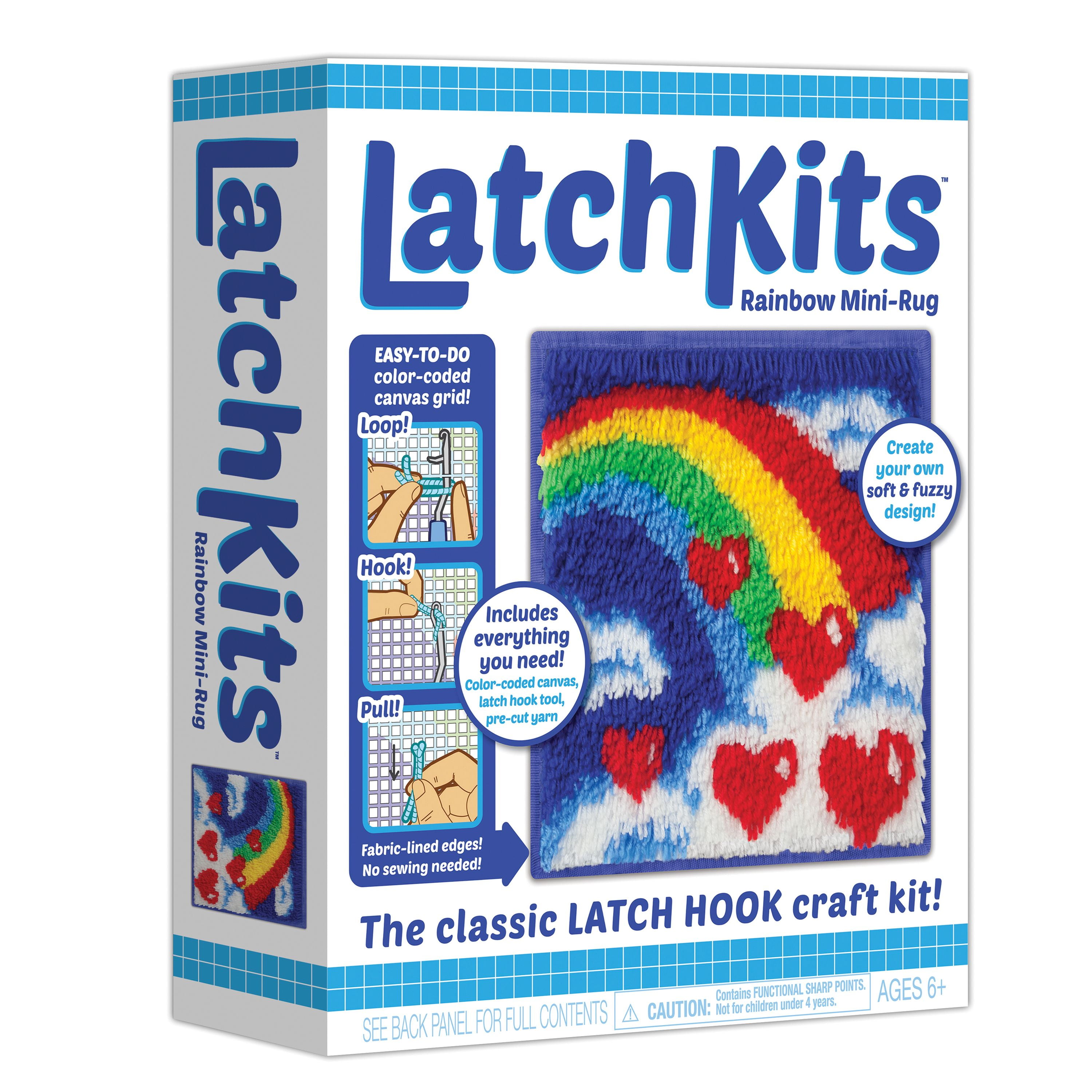 Latch Kit Mini Rug-Rainbow - Walmart.com