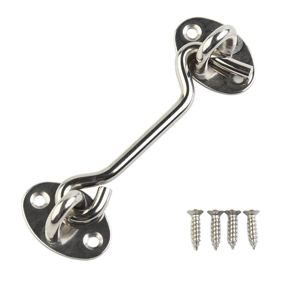 Latch Lock Cabin Hook Holder Shed Gate Door Cabin Hook Catch Holder ...