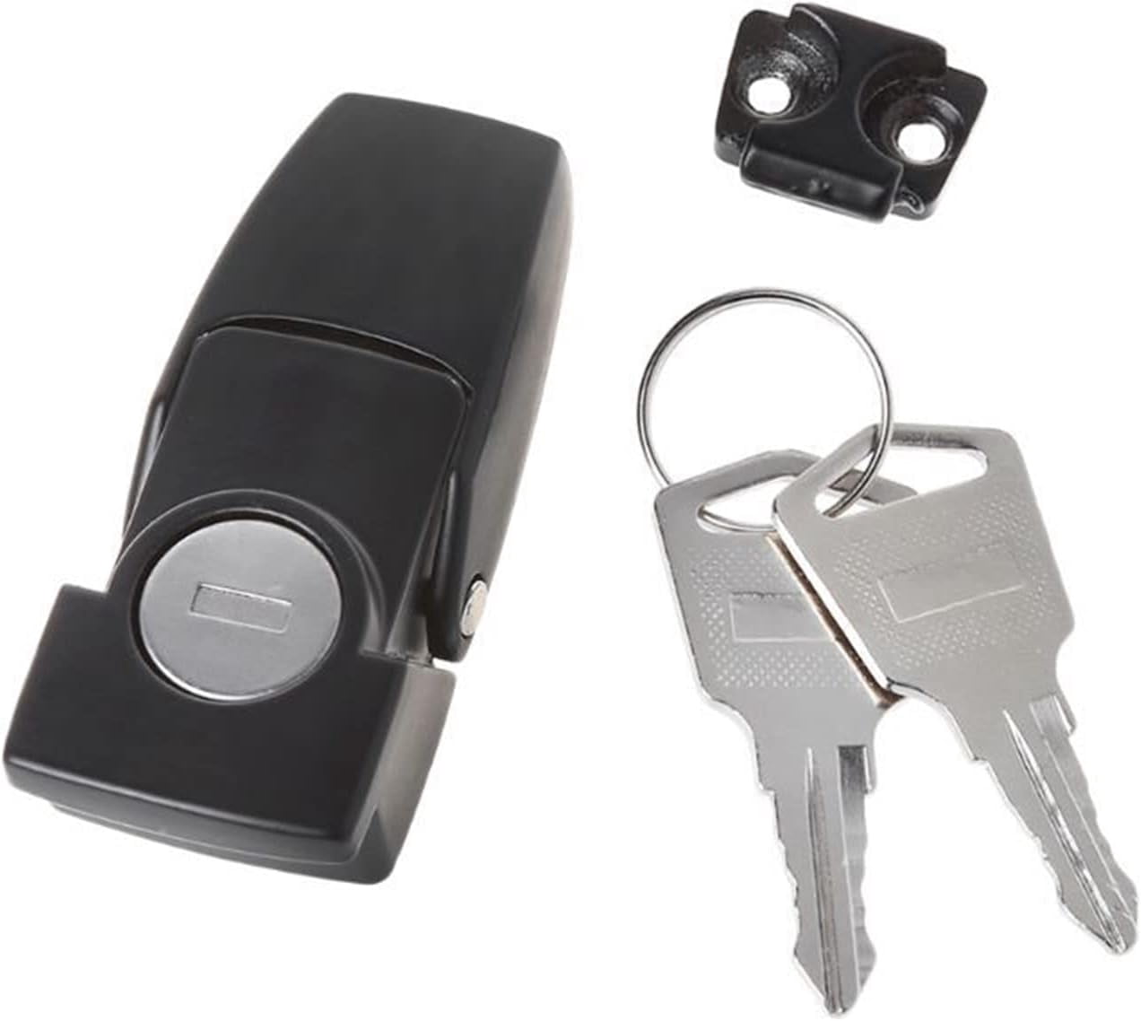Latch Lock Cabinet Black Coated Metal Hasp Latch DK604 Security Toggle ...