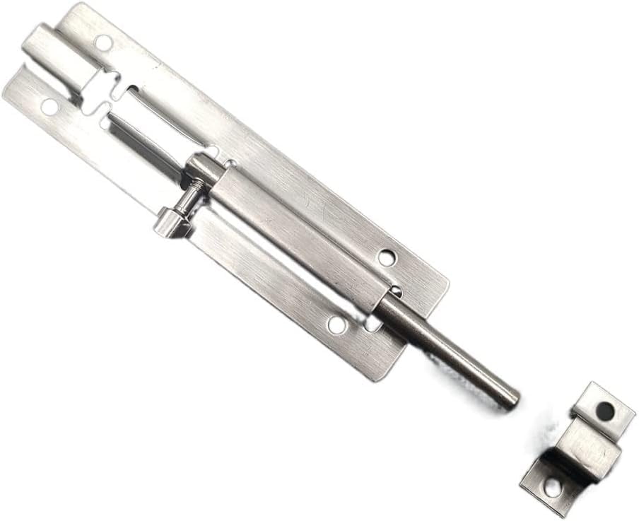 Latch Lock Inch Stainless Steel Door Latch Sliding Lock Bolt Latch Hasp ...