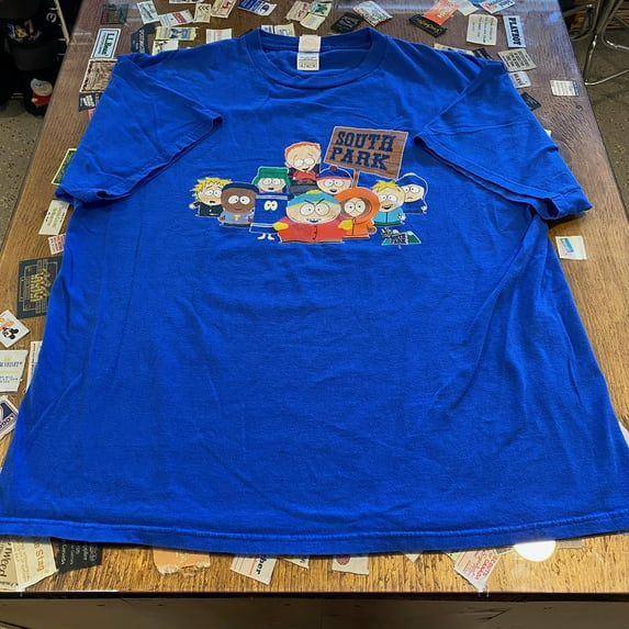 Late 90 s - 2000s South Park TV Show T-shirt Y2K Animated Cartoon ...