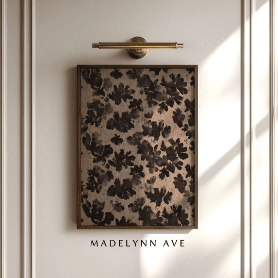 Late Blooms , Autumn Floral Poster, Neutral Botanical Wall Art For ...