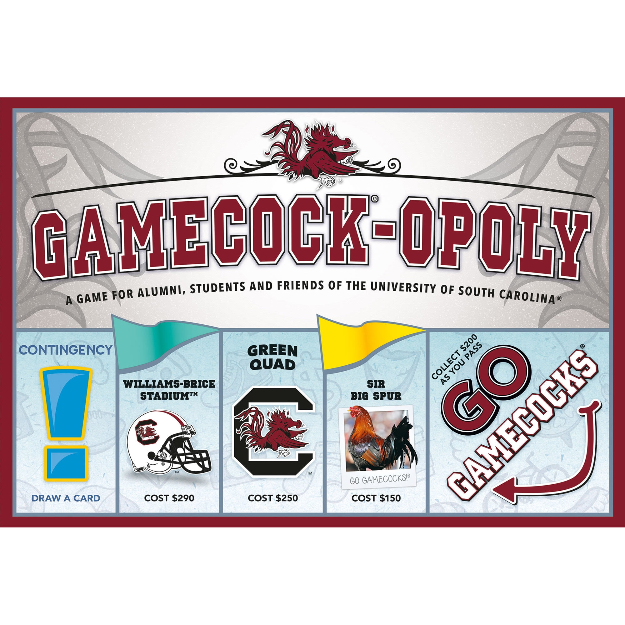 Late For The Sky: Gamecock-Opoly - University Themed Family Board Game ...
