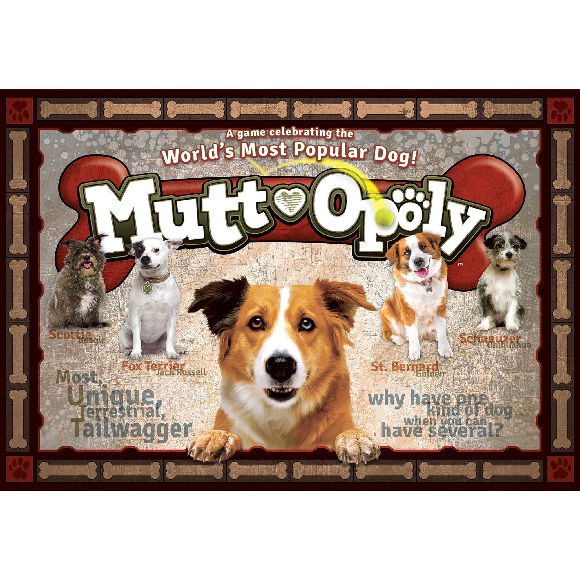 Late For The Sky: Mutt-Opoly - Dog Themed Family Board Game, Opoly ...