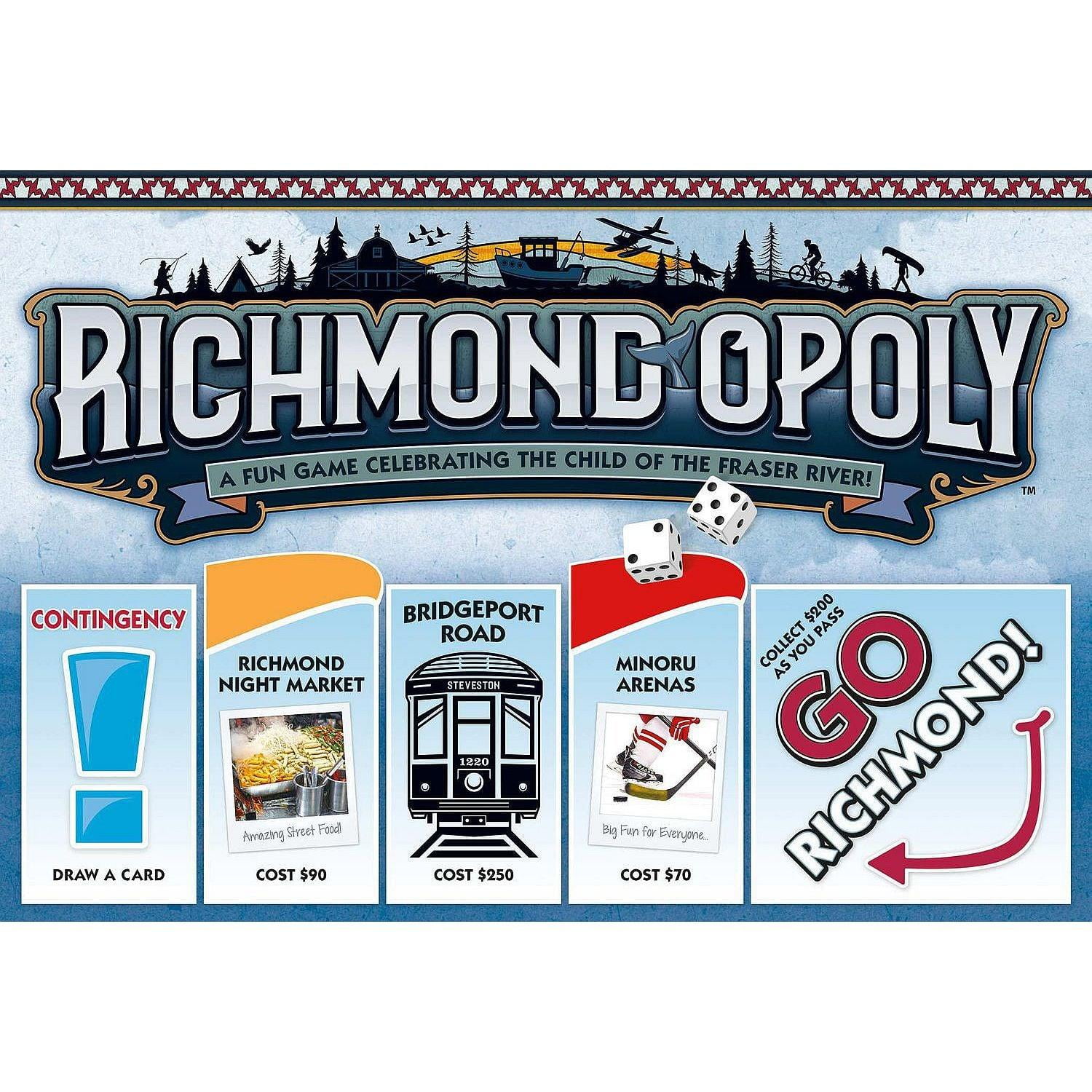 Late for the Sky Richmond-Opoly Board Game for Adults - Walmart.com