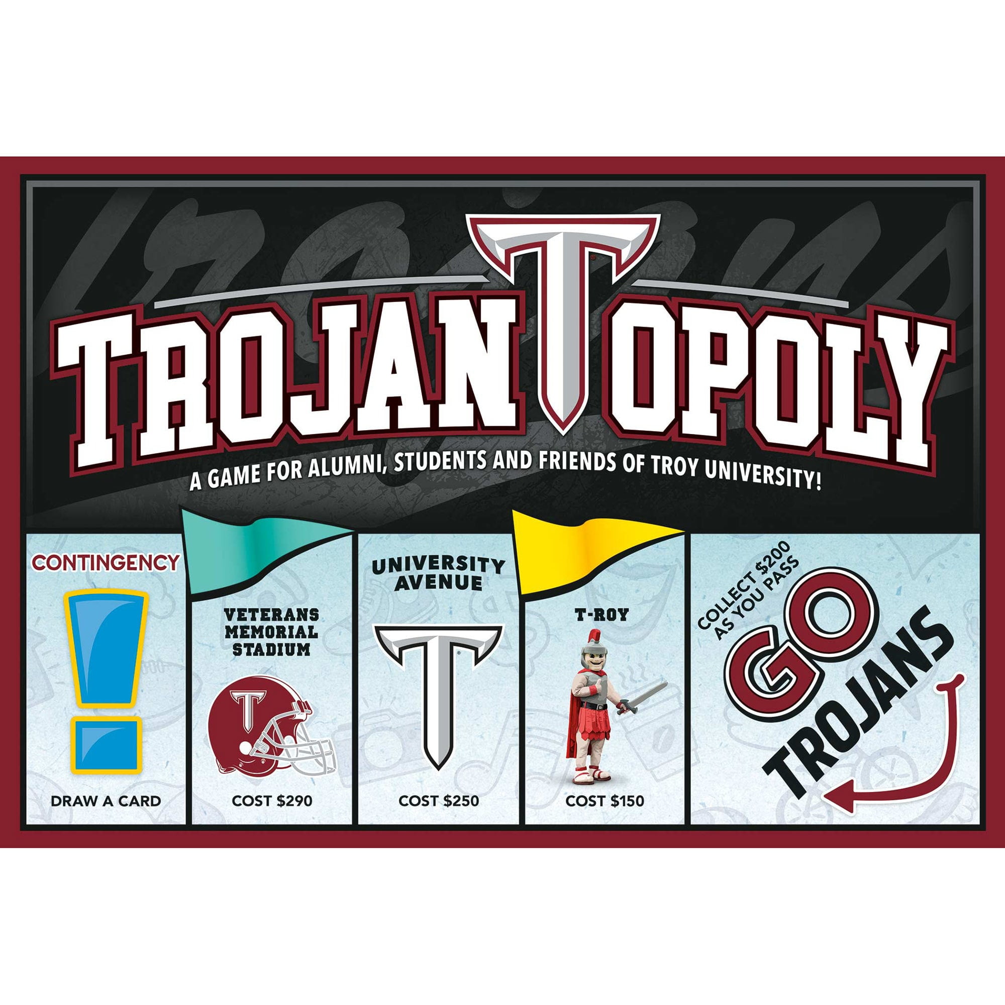 Late For The Sky: Trojan-Opoly - Troy University Themed Family Board ...