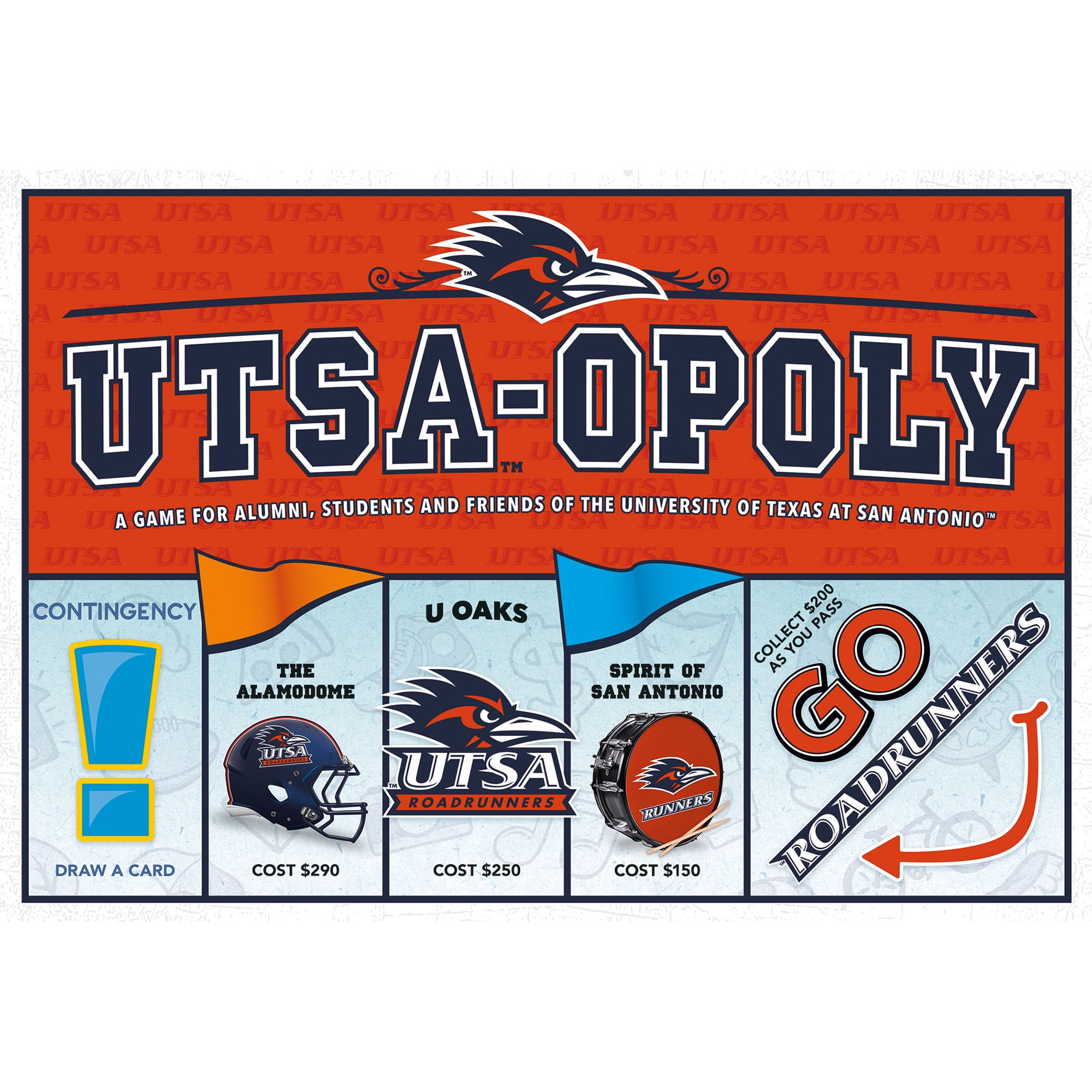 Late For The Sky: UTSA-Opoly - University Themed Family Board Game ...