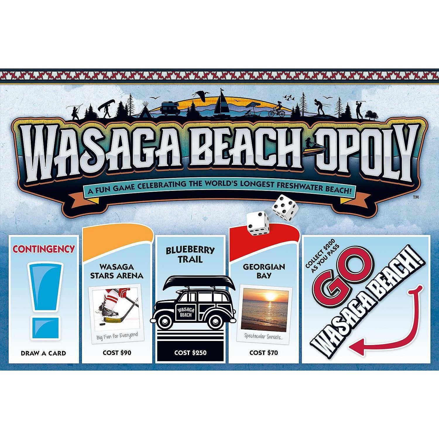 Late For The Sky - Wasaga Beach-Opoly - Walmart.com