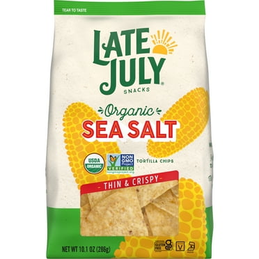Late July Snacks, Organic MFF30 Multigrain Tortilla Chips, Sea Salt and ...