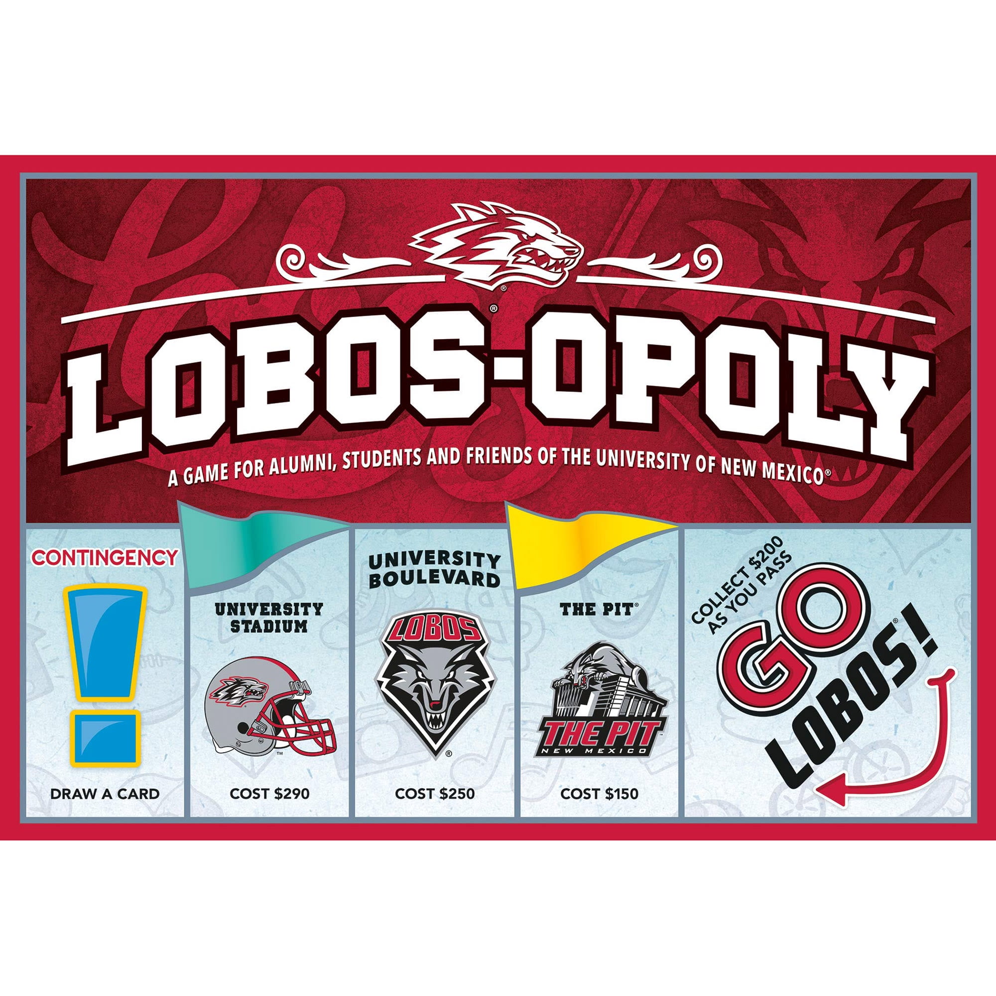 Late For The Sky: Lobos-Opoly - University Of New Mexico Themed Family ...