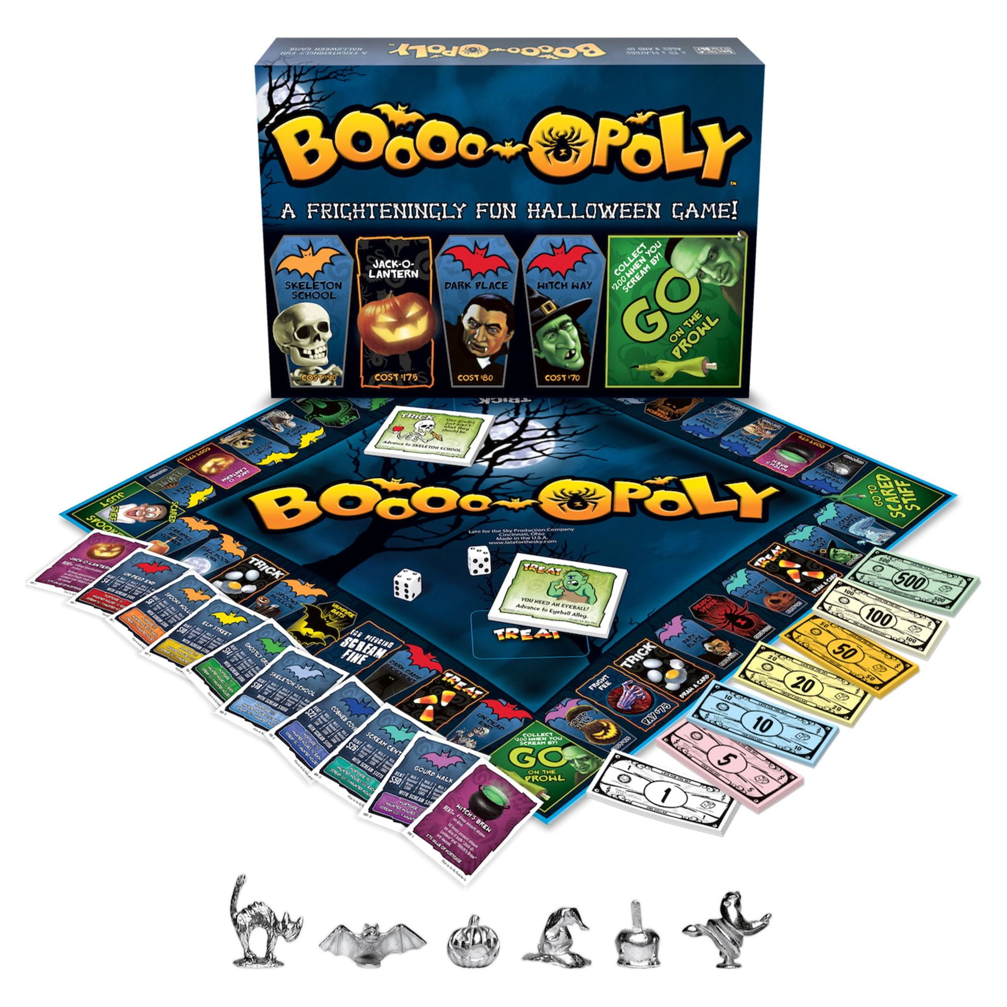 Late for the Sky Boo-Opoly Board Game - Walmart.com